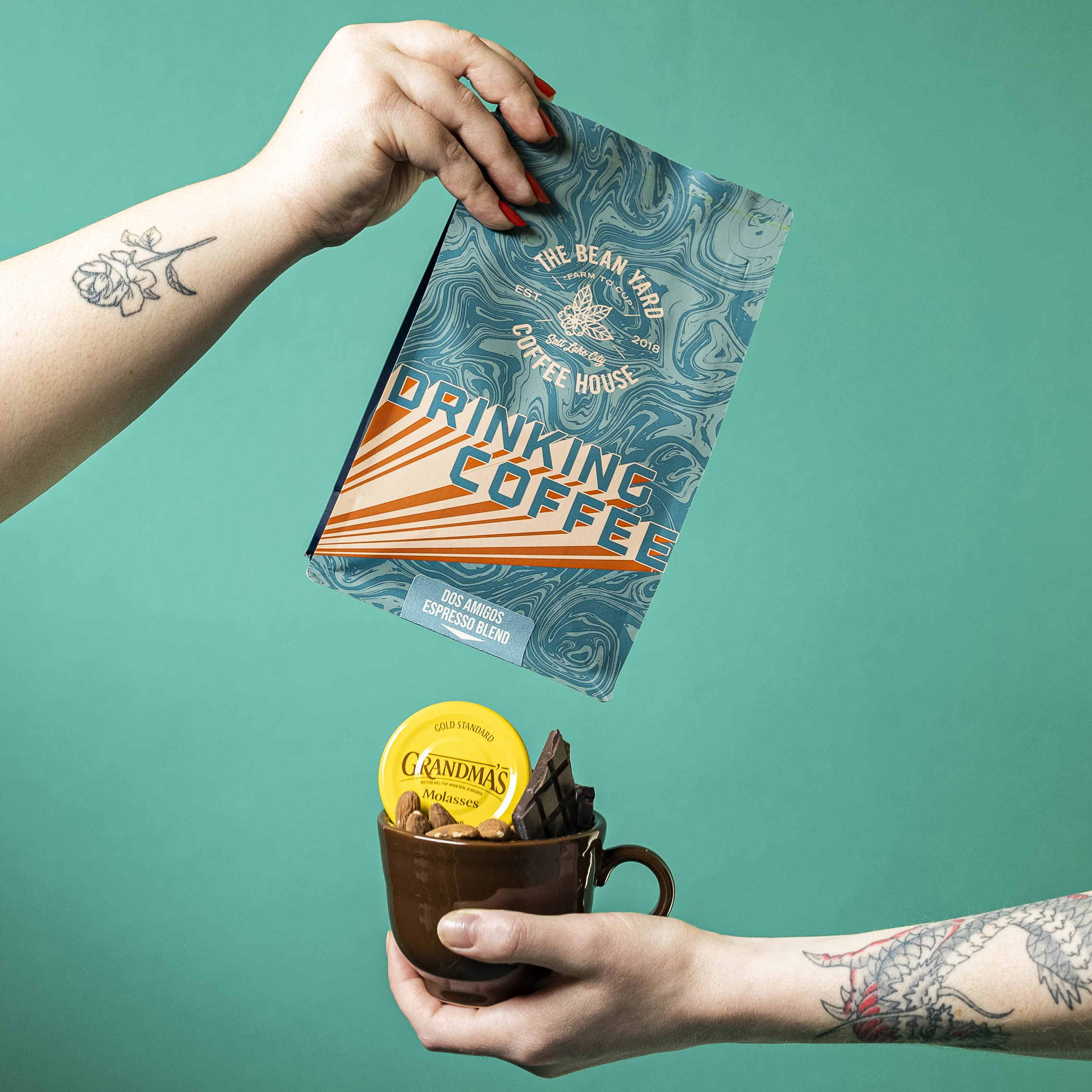 Dos Amigos Espresso Blend - 12 oz / 5lb – The Bean Yard